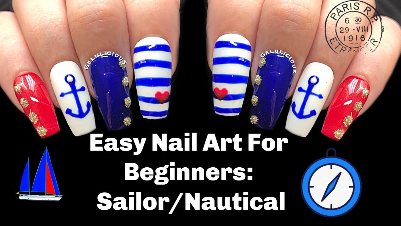 Nautical Nails Tutorial