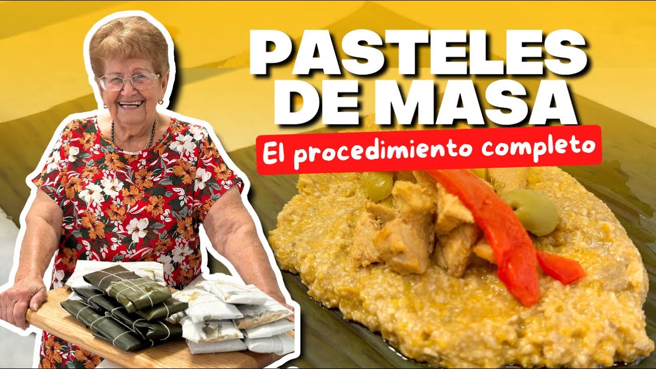 PASTELES DE MASA DE PUERTO RICO AL ESTILO DE ABUELA - YouTube