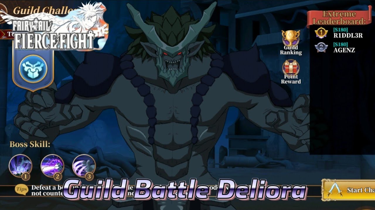 Fairy Tail Fierce Fight| Guild Battle Deliora - YouTube