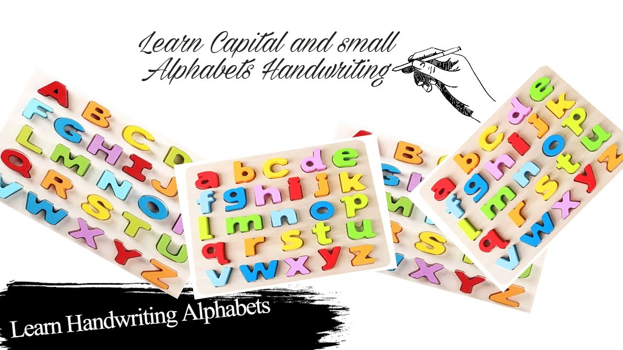 Cursive Handwritting Capital and Small Alphabets A-Z for kids #English ...