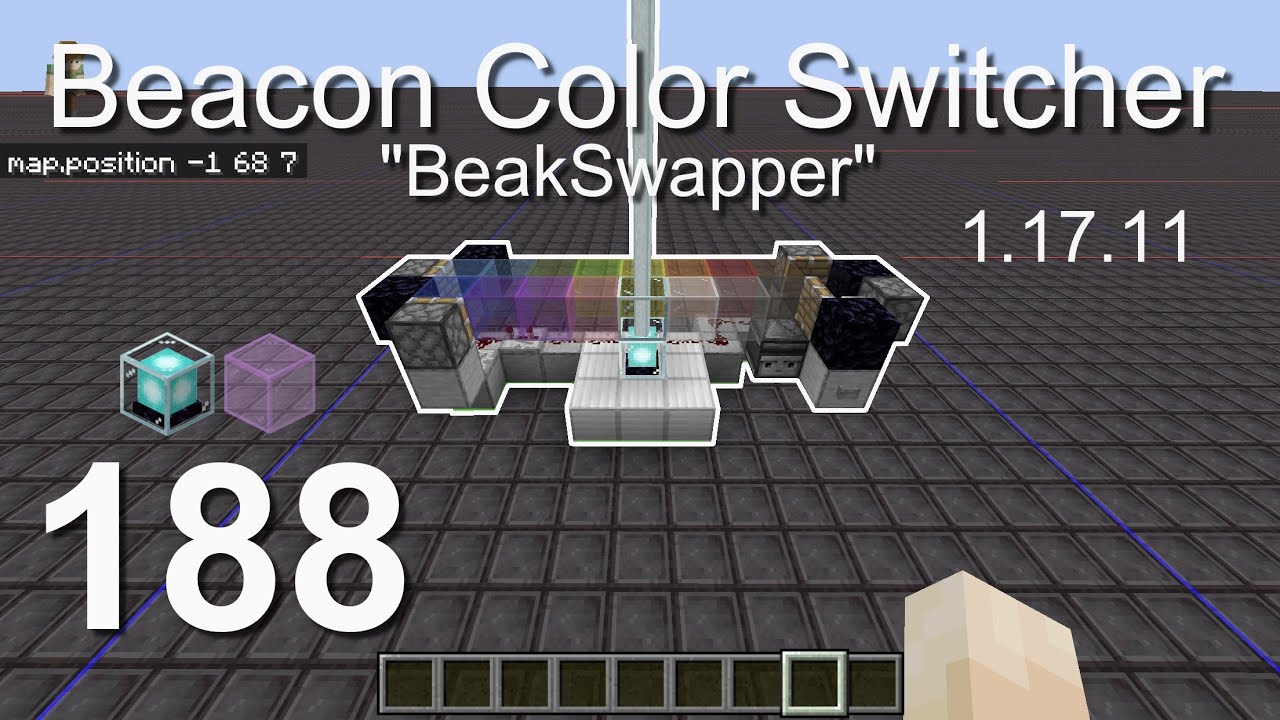 How to build a Beacon Color Switcher (1.17.11) - Minecraft Bedrock ...