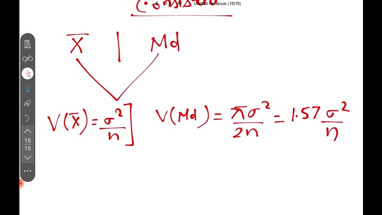 Efficient estimator Efficiency What is efficiency in statistics Theory of estimation - YouTube