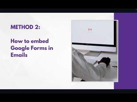 How to Embed Google Forms in Email - Formester Guide - YouTube