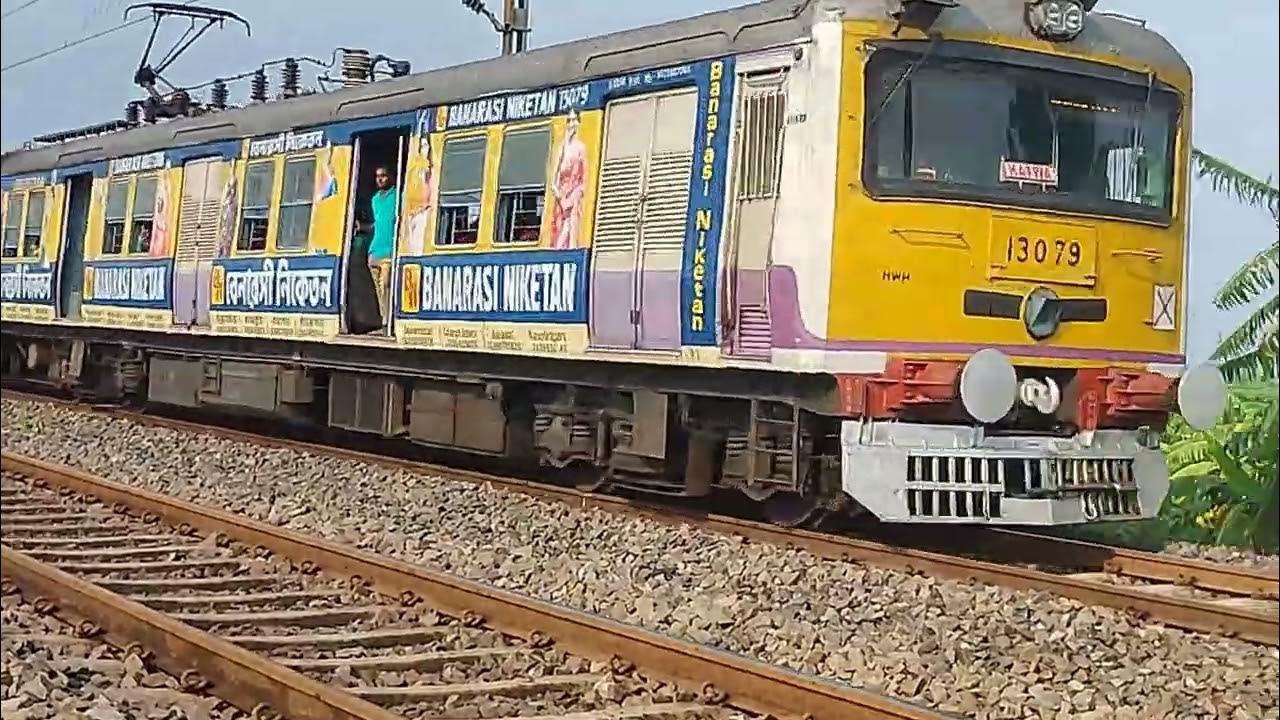 {5 in 1} Rarest Parallel Crossing ।। ICF EMU Local Train Meeting with EMU Local Train at Railgat ...