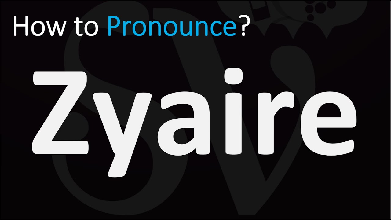 How to Pronounce Zyaire? (CORRECTLY) - YouTube