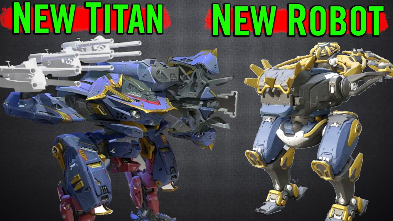 NEW Titan BERSAGLIERE & Robot BAGLIORE - War Robots - YouTube