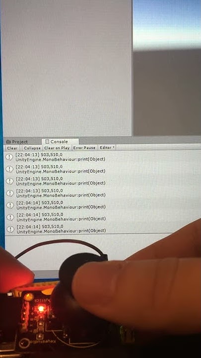 Arduino - First interaction inside Unity - YouTube