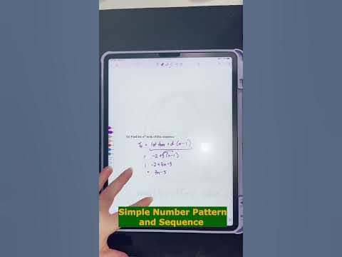 EMath Sec 1E Simple Number Pattern & Sequences Part 3 #MathSharing with #TeacherKangie - YouTube