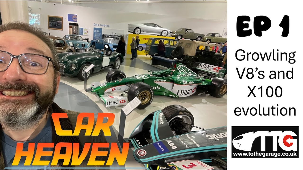 Car Heaven Ep1. Growling v8's and Jaguar x100 evolution - YouTube