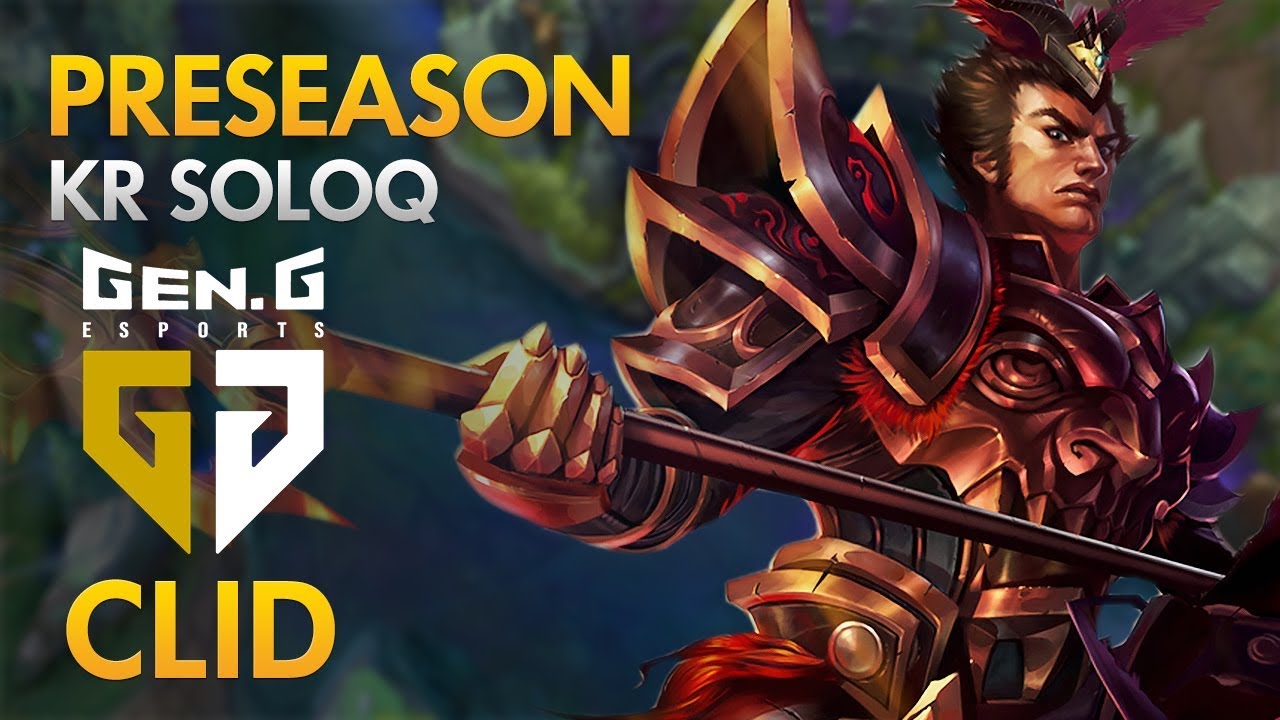 Preseason: Gen.G Clid - Jarvan Jungle - KDA 12/3/17 - YouTube