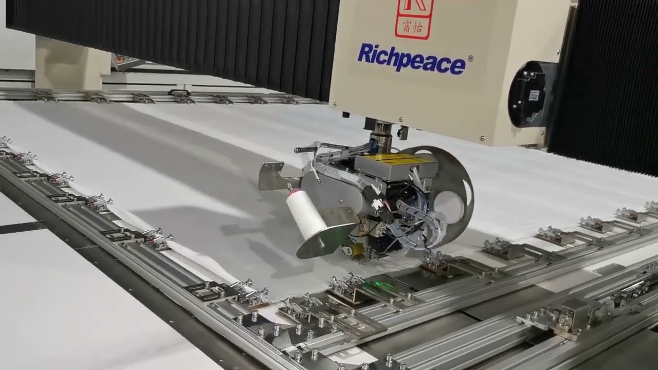 How to sew baffle strip for 3D down duvet/ comforter with Richpeace ...