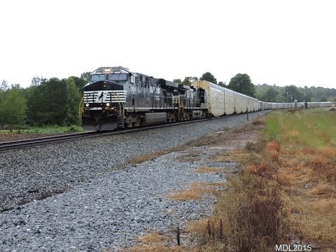 HD: NS 7530 leads NS Train 290 in Waco, GA - YouTube