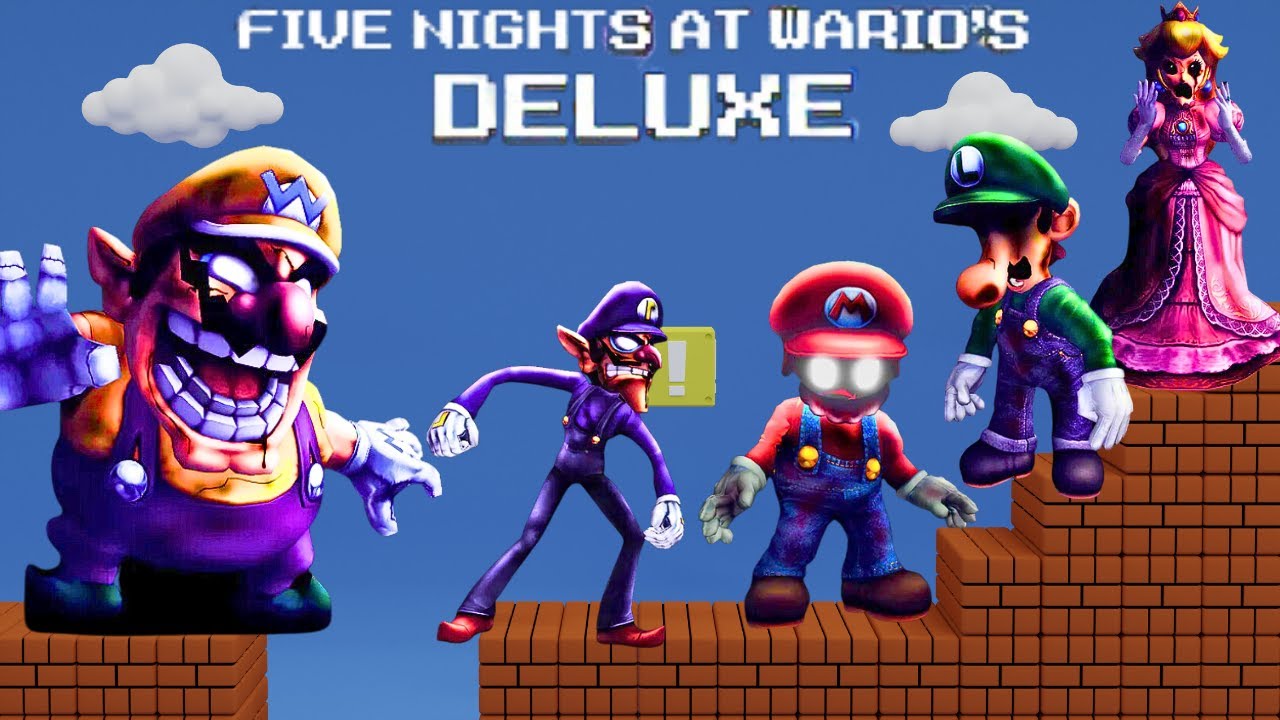 Five Night's At Wario's DELUXE , Mario and co hit fnaf first play ...