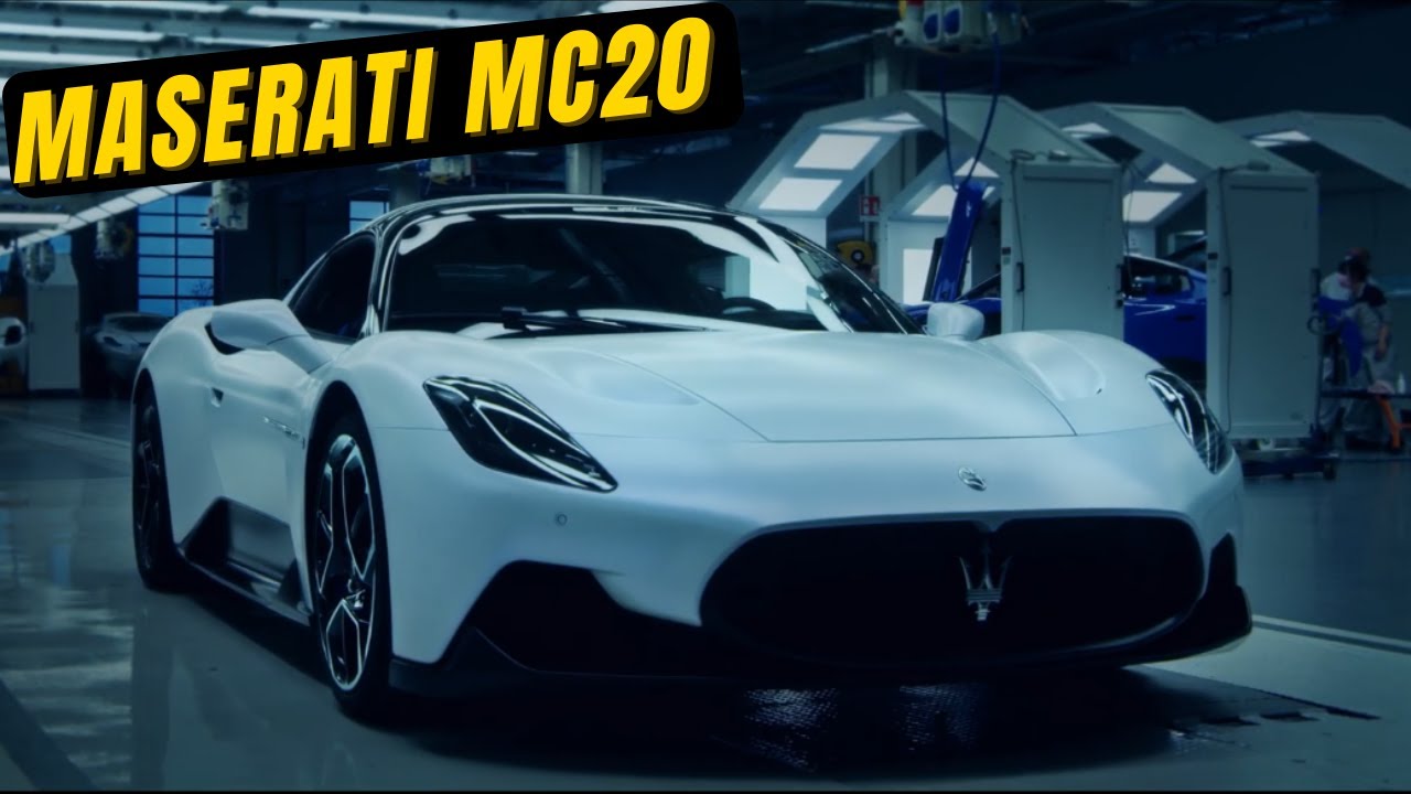 How Maserati MC20 super car is made? | Amazing car building process ...