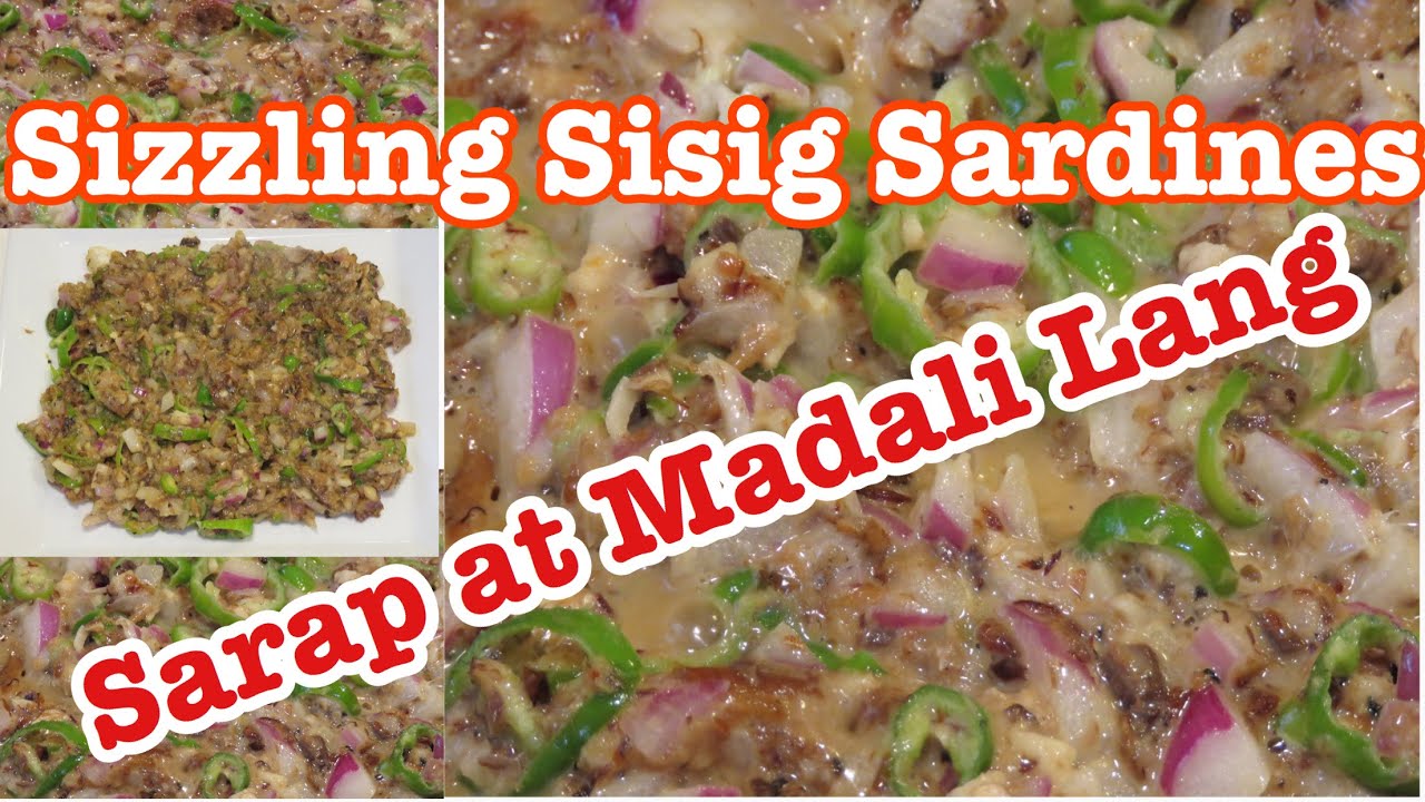 Sizzling Sisig Sardines Panlasang Pinoy Youtube