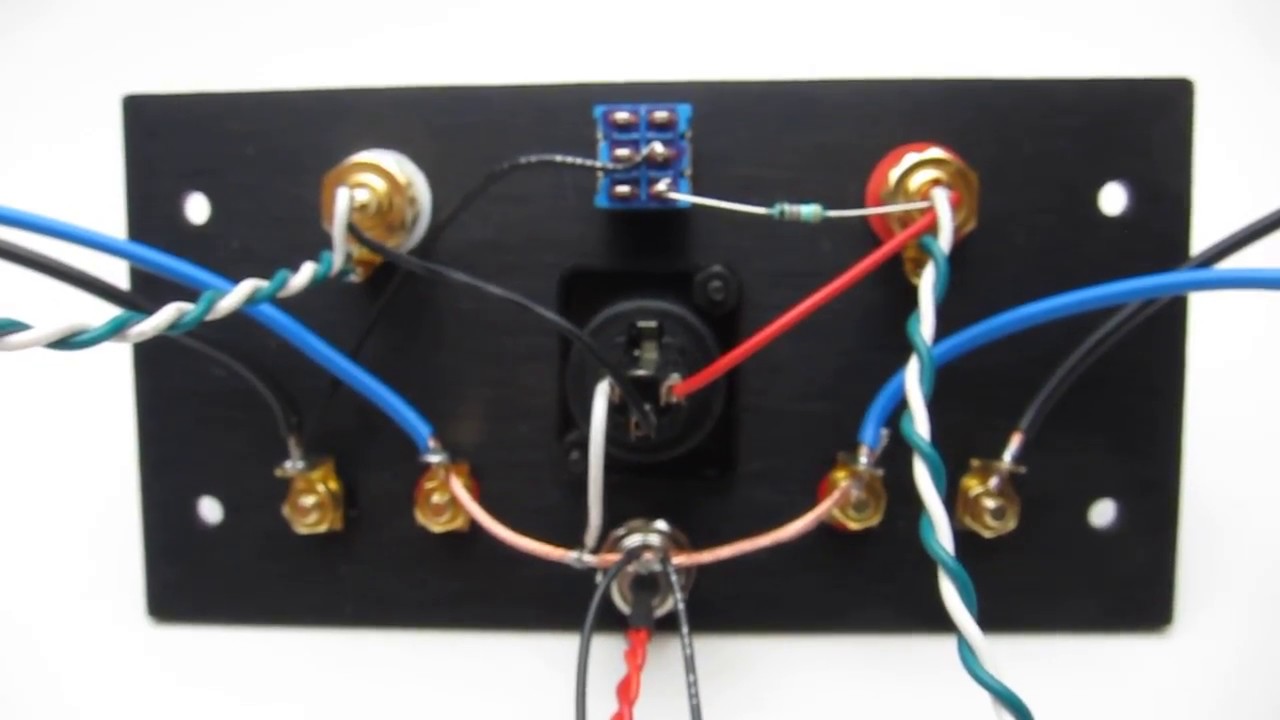 ACA 1.6 back panel wiring - YouTube