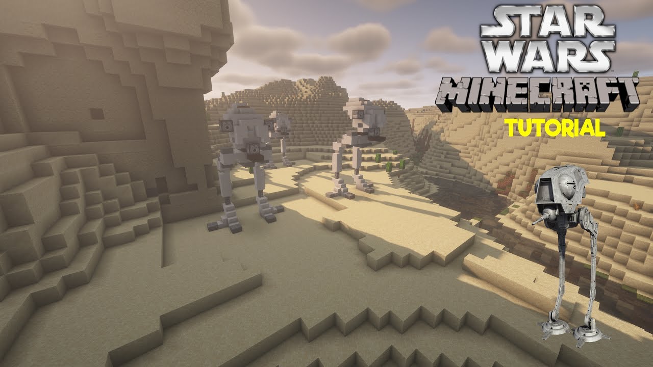 MINECRAFT | Tutorial Star Wars AT-DP | TUTORIAL - YouTube