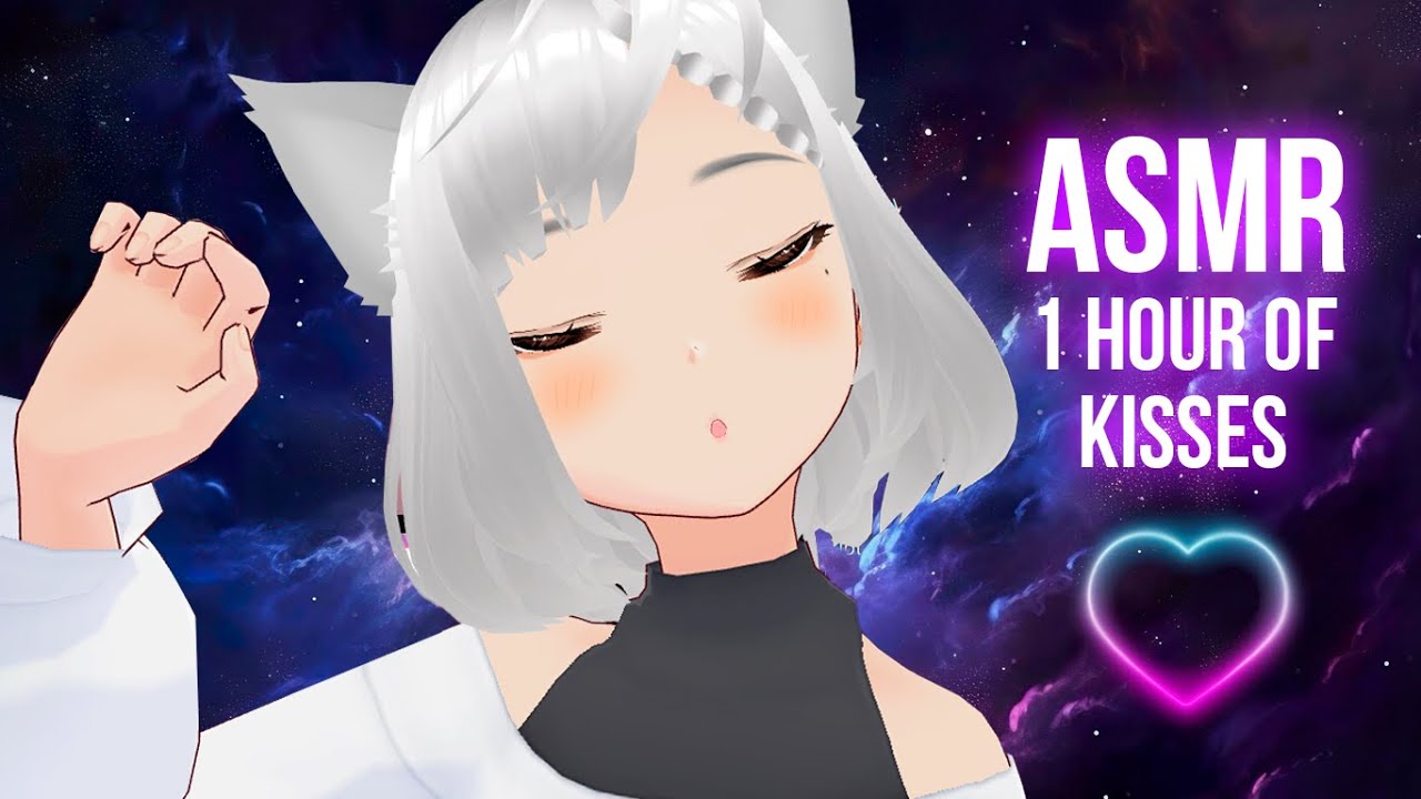 ASMR 1 Hour of Kisses just for you to fall asleep 😘 [Vtuber] - YouTube