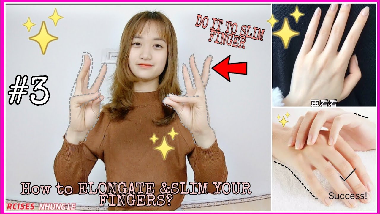 Exercises For Fingers | Elongate and slim fingers ♥️for beautiful hands ...