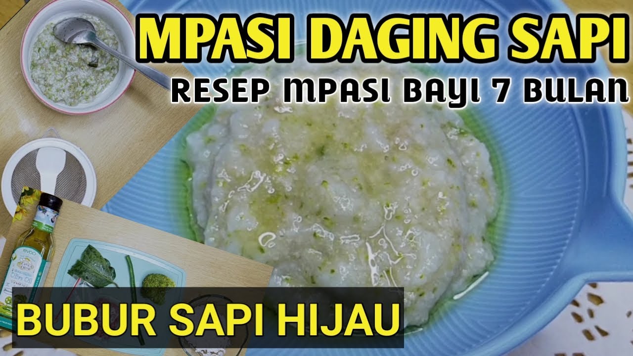 MPASI DAGING SAPI | RESEP MPASI 7 BULAN - YouTube