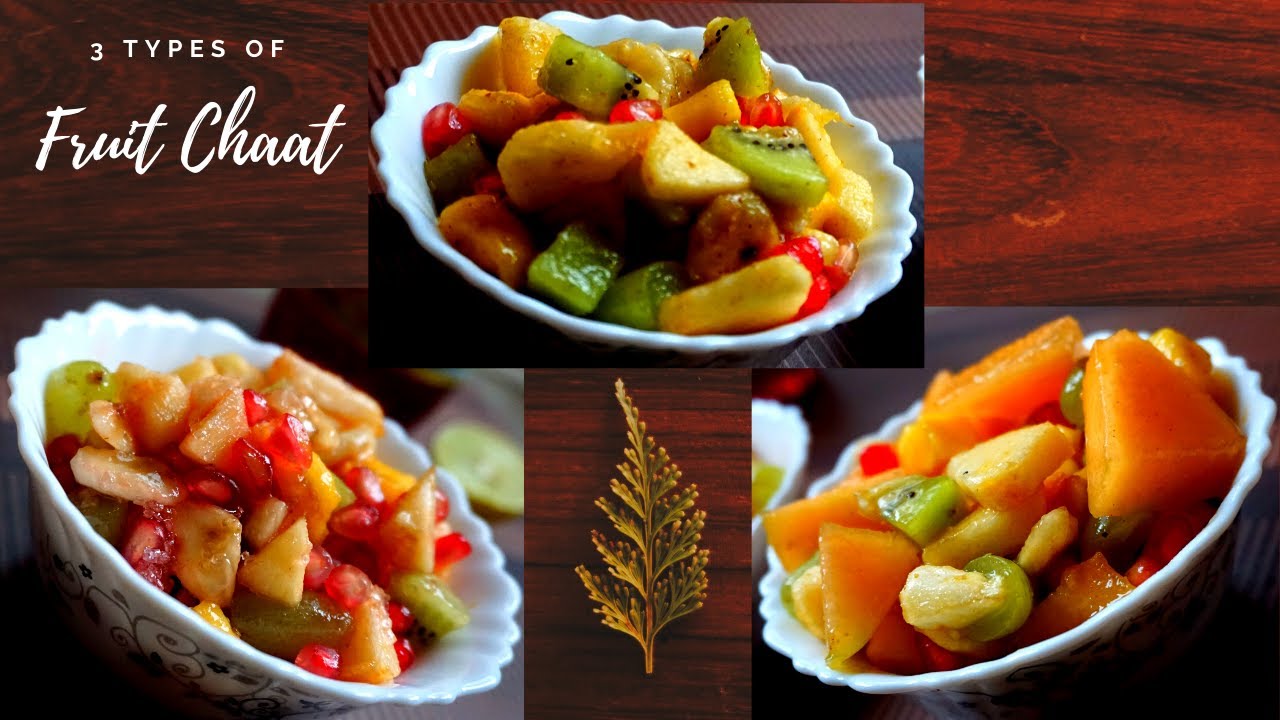 3 types of Fruit Chaat | তিন রকমের ফ্রুট চাট | Anarkali fruit chaat ...