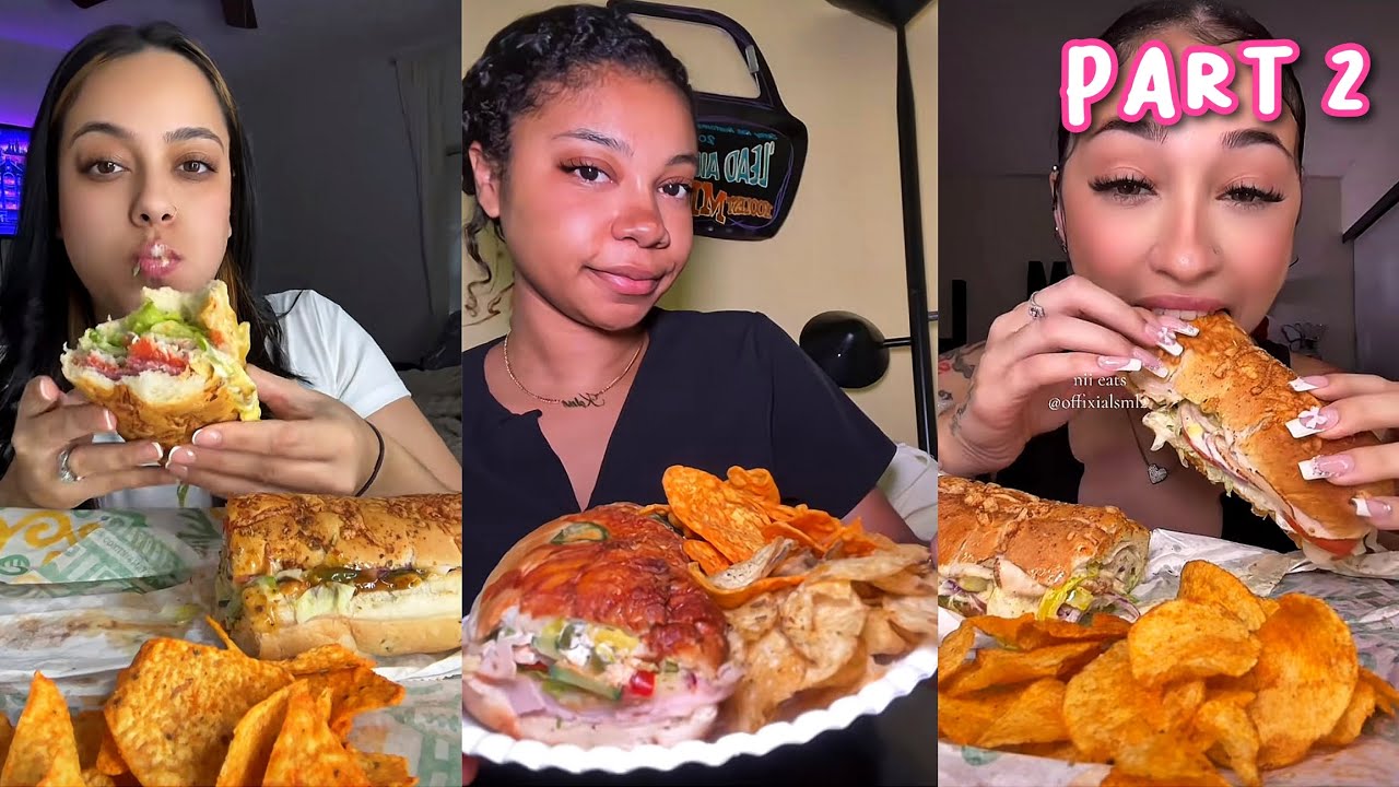 Subway Sandwich🥪 | Tiktok Mukbang Compilation - Part 2 - YouTube