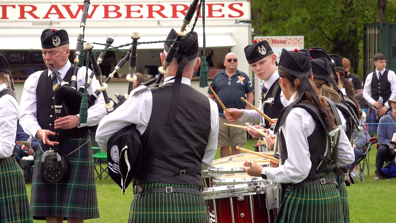 City of Aberdeen Pipe Band in Grade 4A at Banchory for 2024 North of ...