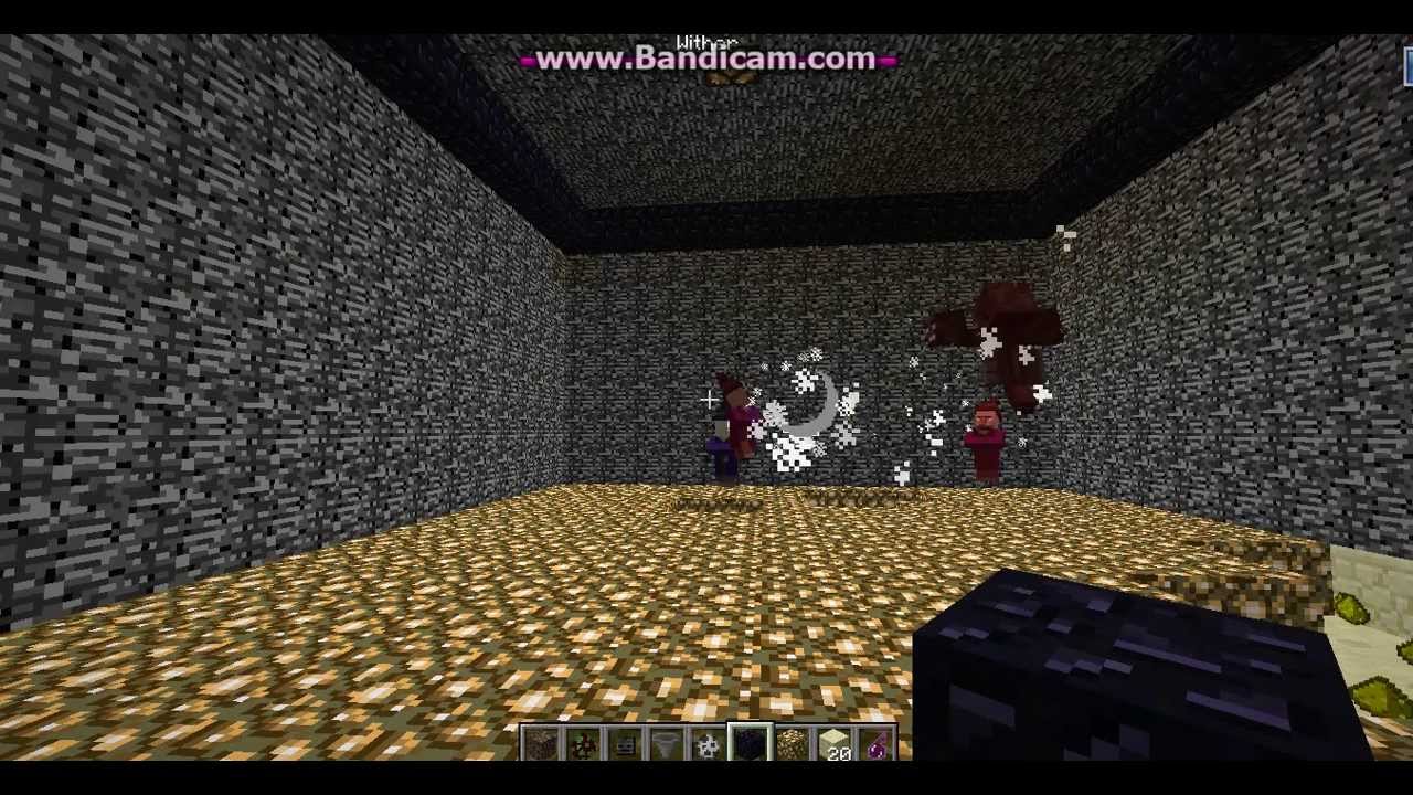 minecraft mob arena witch vs wither - YouTube