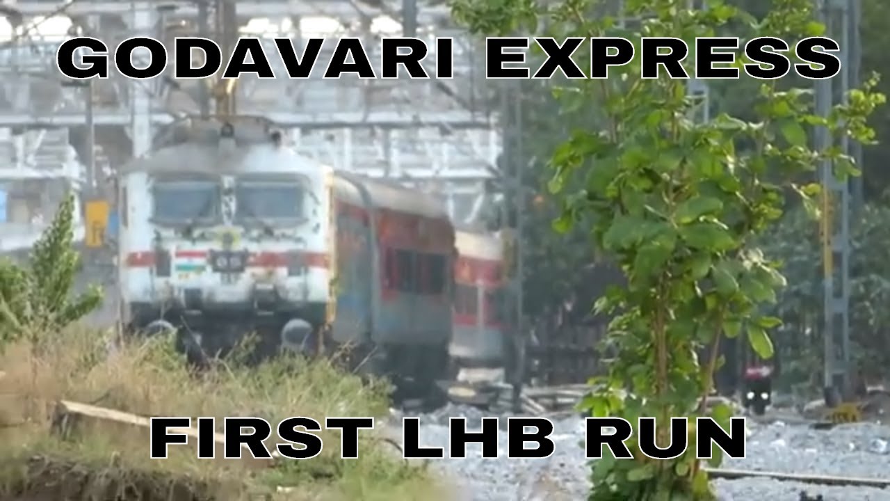 First Day, Second Show! Godavari Express goes LHB! - YouTube