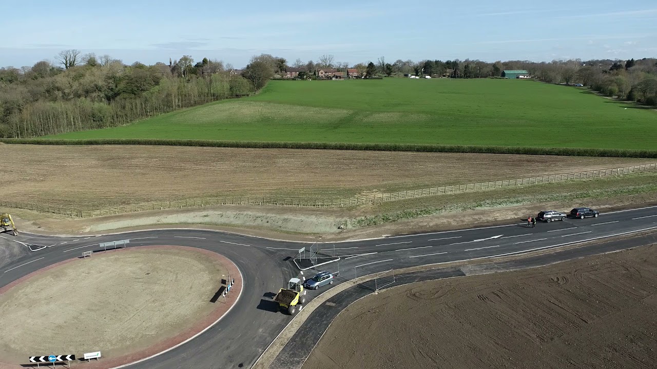 Congleton Link Road - Bulk Earthworks by D Morgan plc - YouTube