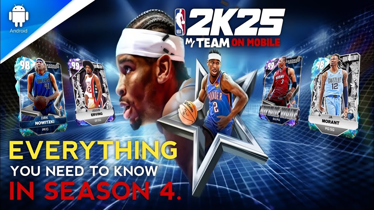 NBA 2K25 MyTEAM MOBILE | Everything You Need To Know In Season 4. - YouTube