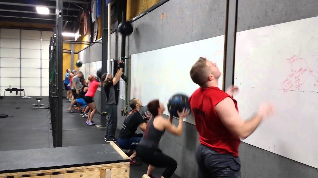 Various athletes - Wall Ball practice - YouTube