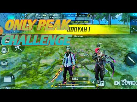 FREE FIRE||ONLY PEAK CHALLENGE||NEW RANKED SEASON 16||RANKED GAMEPLAY ...