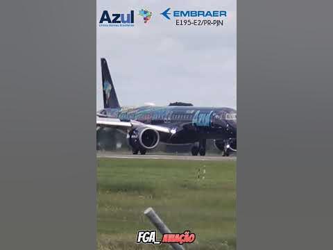 Embraer E2 Sou AzuL pousando no aeroporto de João Pessoa Castro Pinto ...
