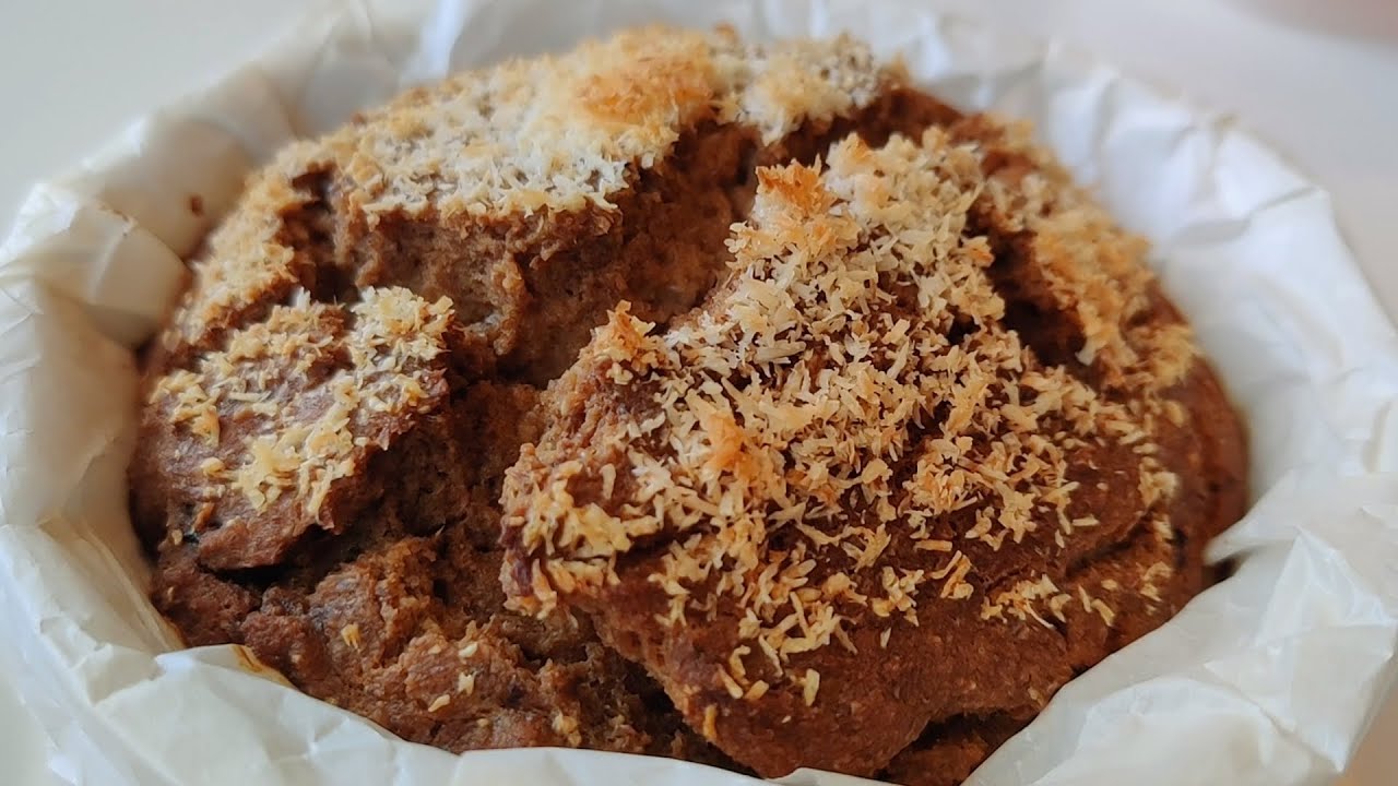 Pinto bean cake, No butter/sugar/flour - YouTube