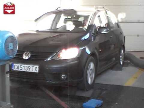 VW Golf Plus 1.9 TDI 105hp tuning ADLER AUTO Godech Bulgaria Dynojet ...