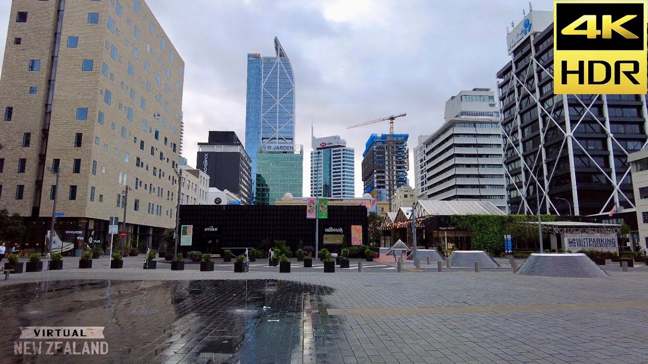 【4K HDR】Walk Tour Auckland City New Zealand! - YouTube