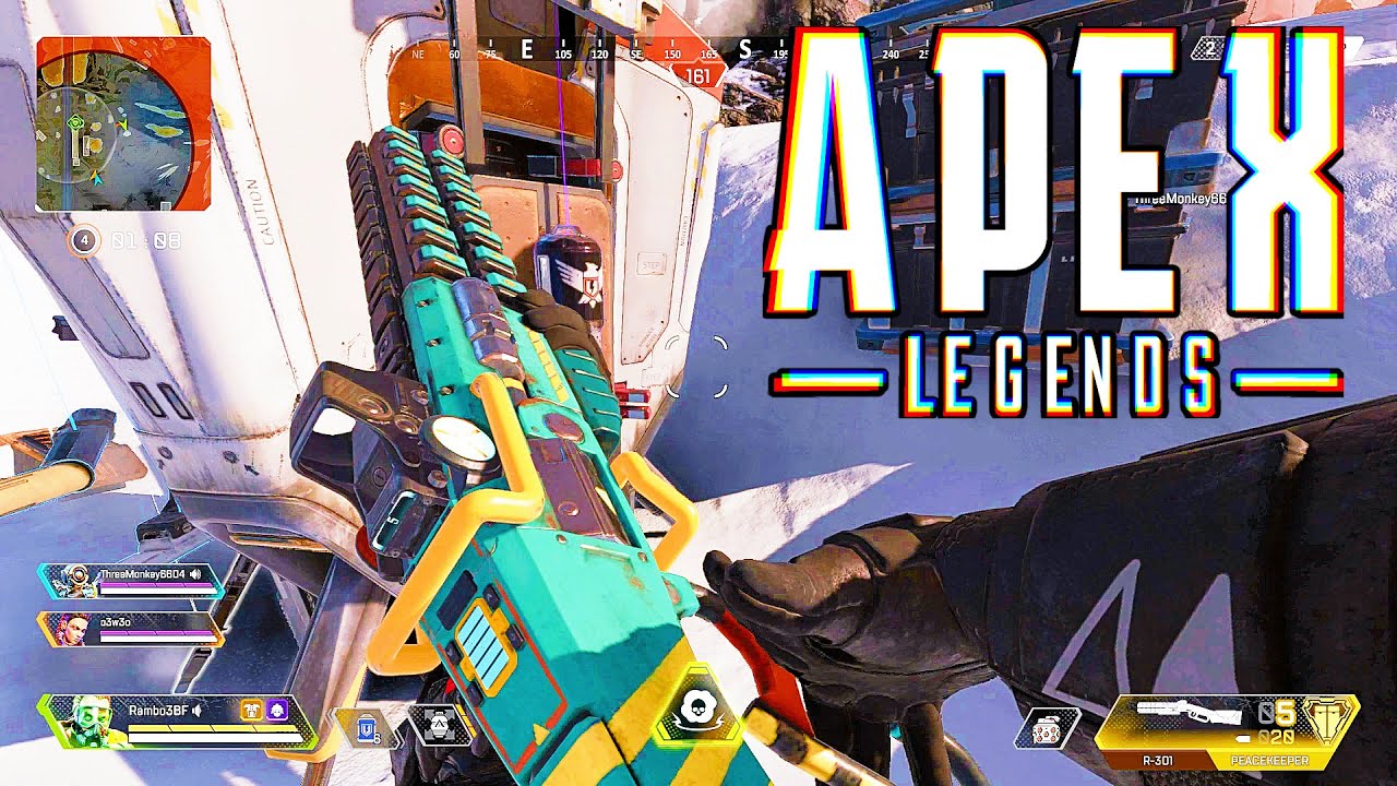 Apex Legends - Caustic Gameplay Win (No commentary) - YouTube