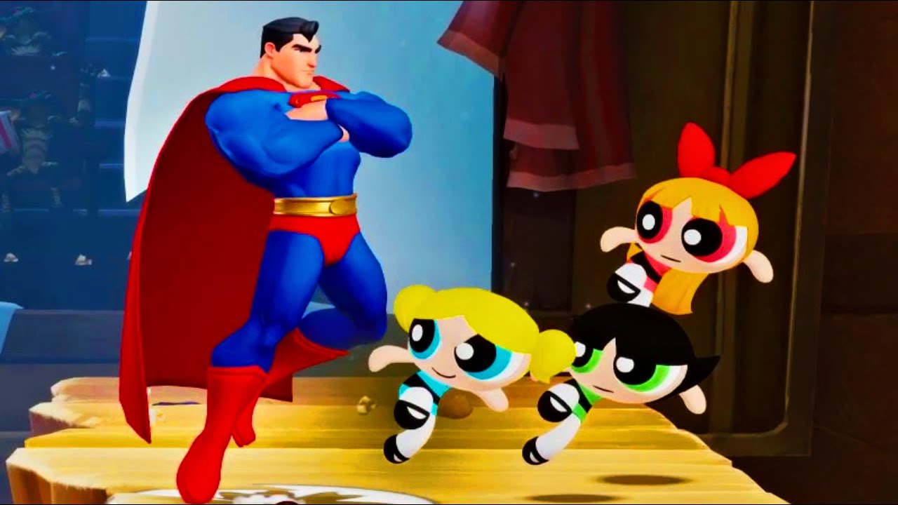 MultiVersus - The Powerpuff Girls talk about Superman Voice Line HD ...