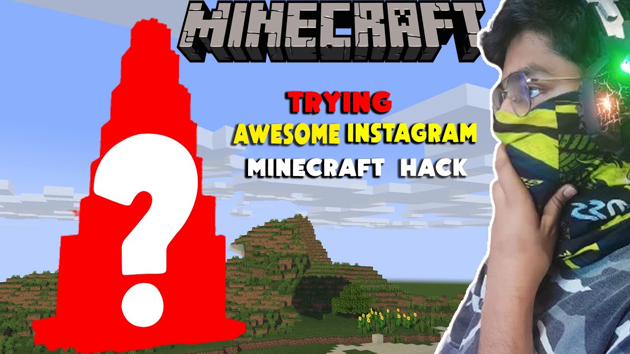 TRYING AWESOME MINECRAFT HACK 😲 😲 - YouTube