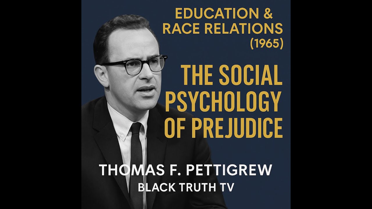 Thomas F. Pettigrew — The Social Psychology of Prejudice (1965, WGBH ...