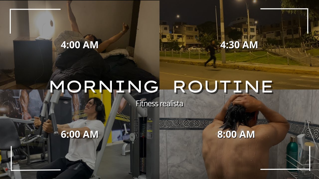 4AM MORNING ROUTINE Fitness | realista versión Latinoamérica + Consejos ...