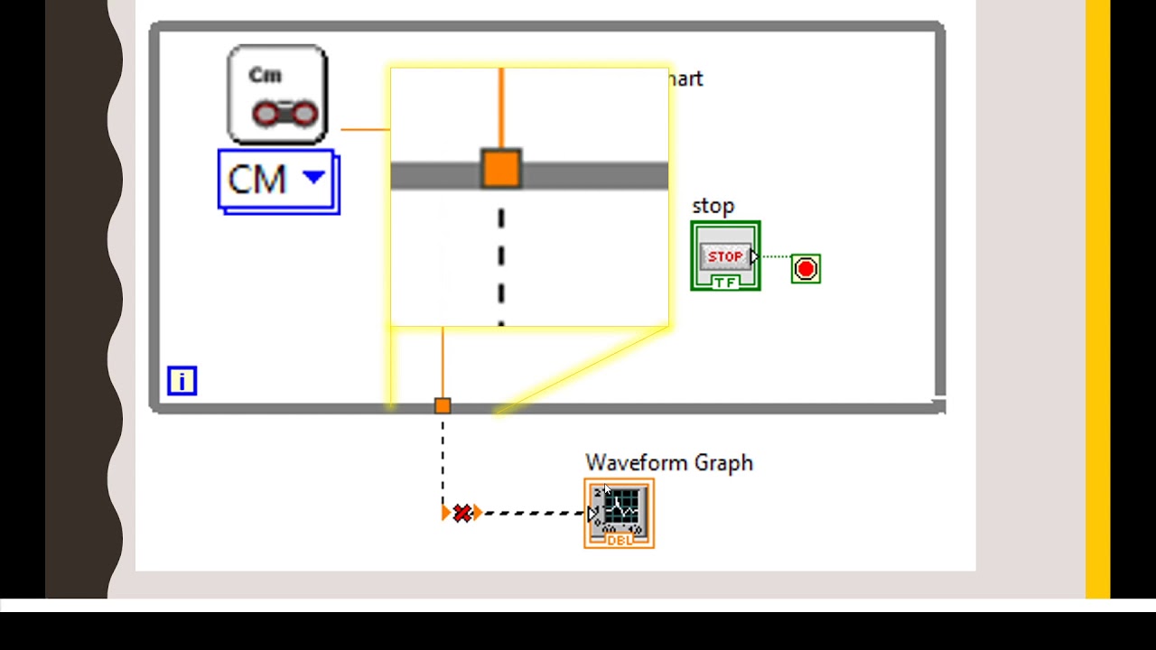 Labview & Lego - Parte 2 - lectura de sensores (ultrasonico) - YouTube