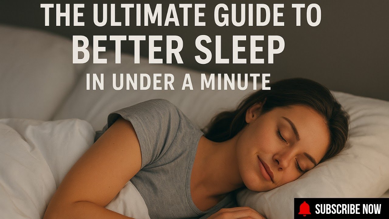 The Ultimate Guide to Better Sleep in Under a Minute - YouTube