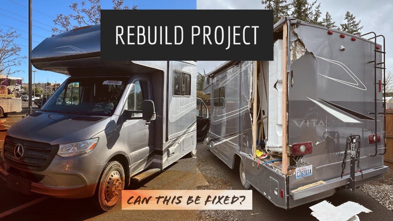 Rebuilding damaged RV part 1 - YouTube