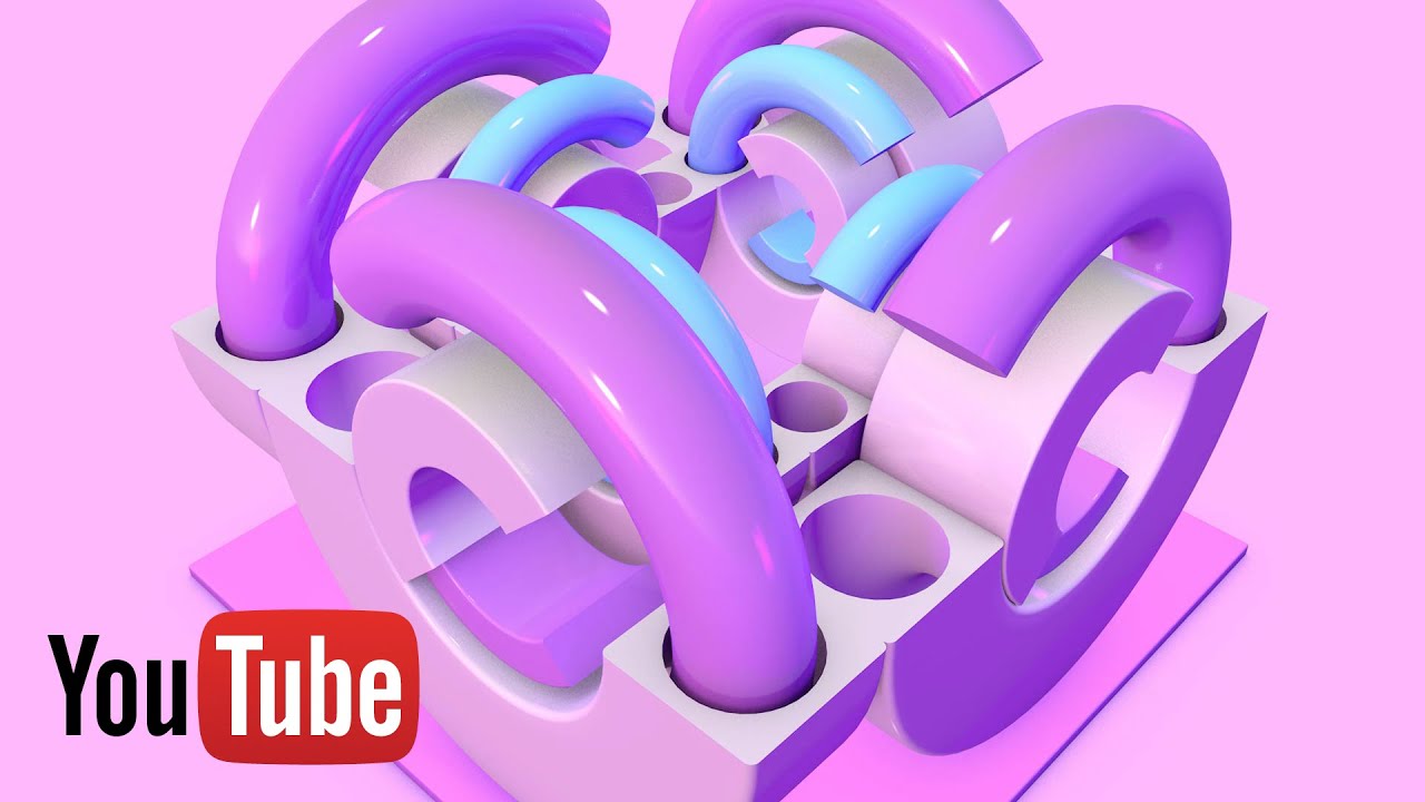 Cinema 4D Project : Tube & Torus Rotation - YouTube