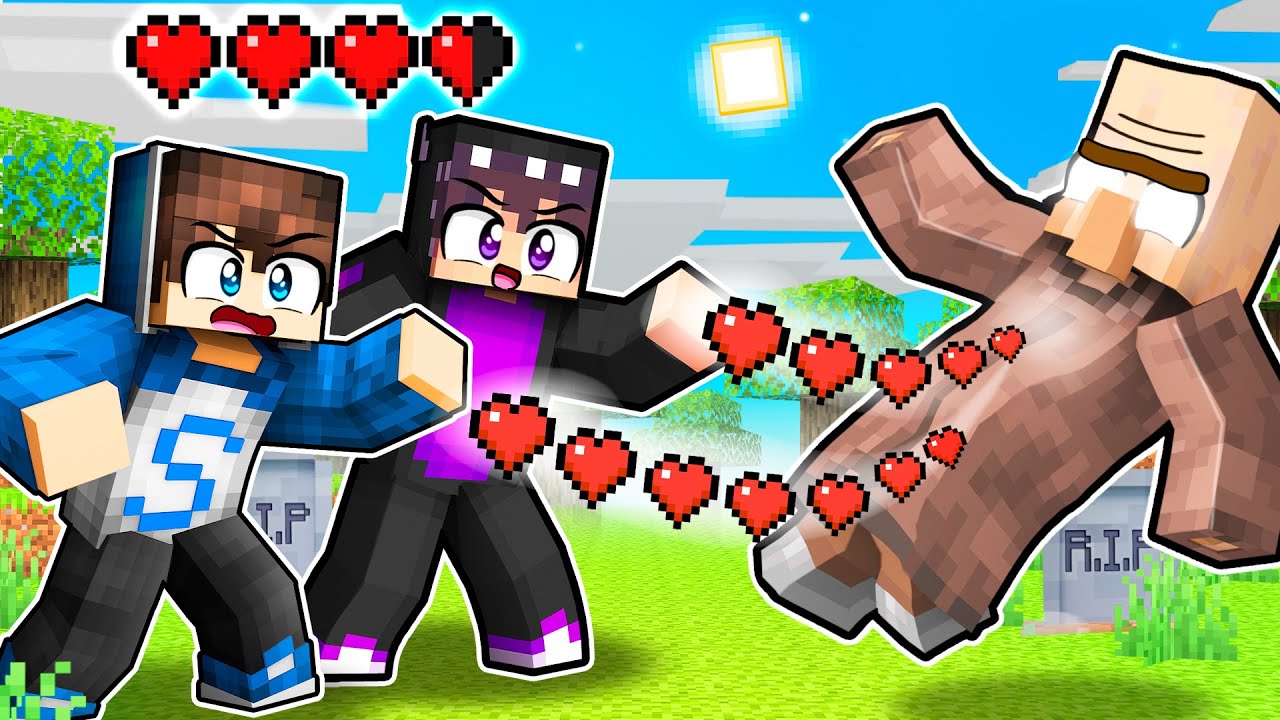 MINECRAFT pero ROBAMOS VIDA a los MOBS! 💖😱 MINECRAFT RETO EXTREMO con ...