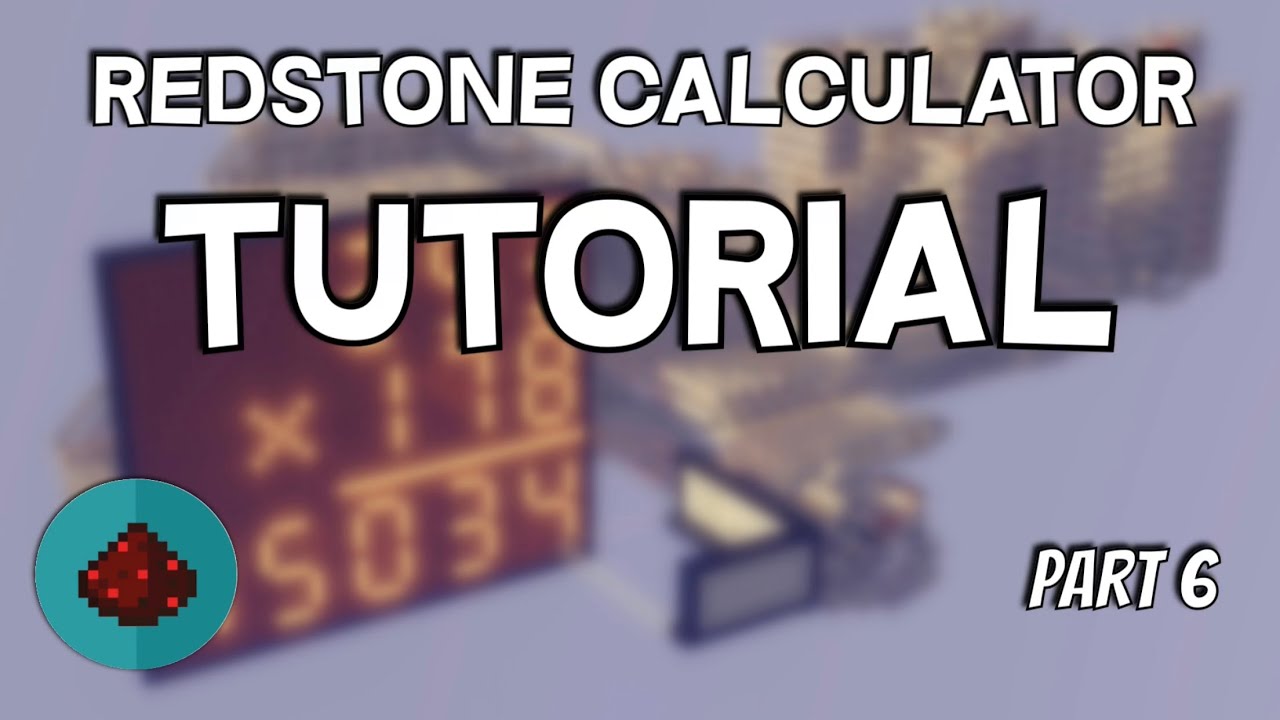 Redstone Calculator Tutorial Part 6 - Division - YouTube