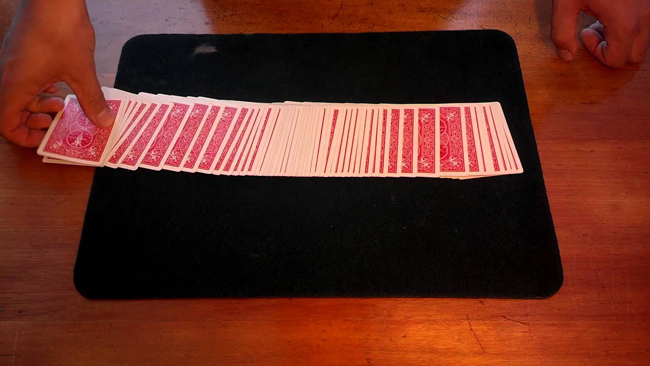 How To Fan And Flip Cards - YouTube