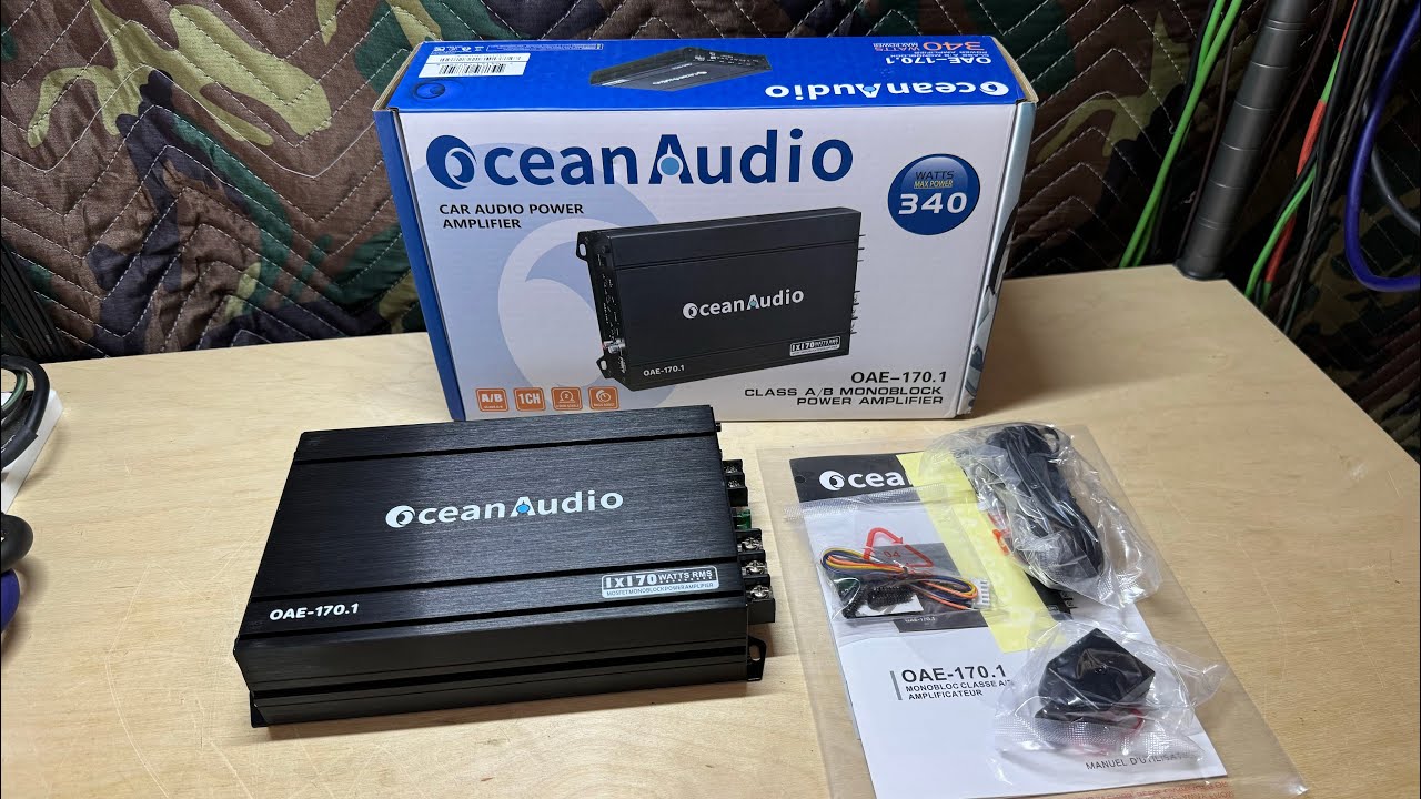Ocean Audio OAE-170.1 Overview and Amp Dyno - YouTube